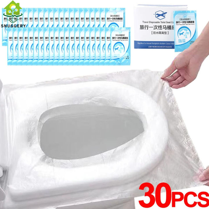 【snuggery】portable Toilet Seat Cover Disposable Soluble Toilet Seat Paper For Travel Camping
