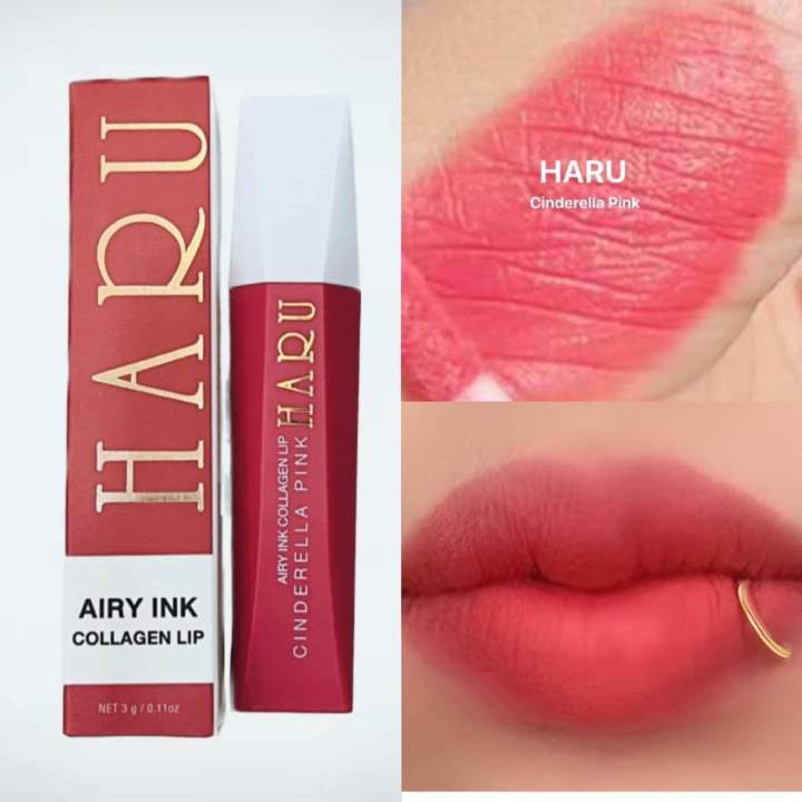 HARU collagen matte lipstick 💄 ချွေးစိုခံ။ ရေစိုခံ။ ဆီစိုခံ | Lazada.co.th