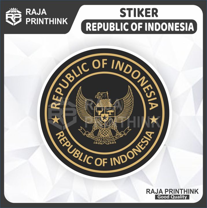 Stiker Republic Of Indonesia / Stiker Republik Indonesia / Stiker Logo ...