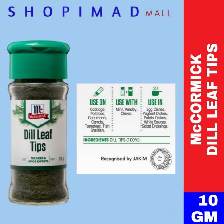 [10GM] MC'CORMICK DILL LEAF TIPS | DAUN DILL KERING | DILL HERBS | Lazada