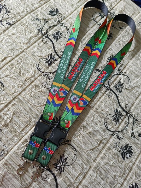DEPED matatag Lace Lanyard ID Holder I'd sling onhand Cod | Lazada PH