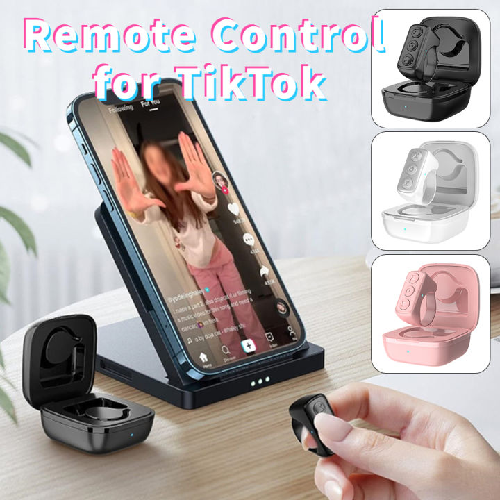 Remote Control for Tiktok Wireless for Bluetooth Mobile Selfie Lazy ...