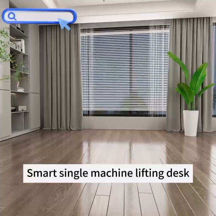 Electric Lift Standing Desk Automatic Adjustable Height Computer Table ...