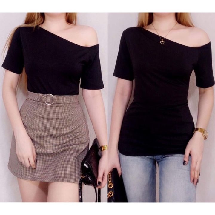 Asymmetrical Off Shoulder Top | Lazada PH