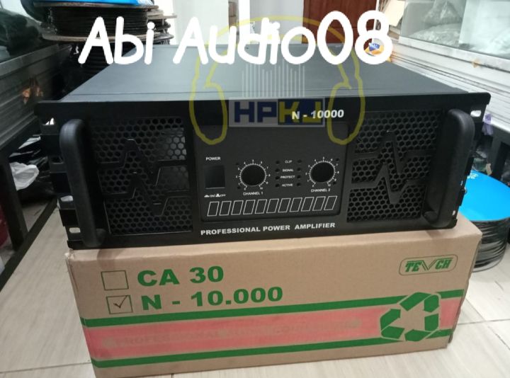 Box power amplifier 4U N10000 Bok power Amplifier bahan plat hitam tebal berkualitas | Lazada ...