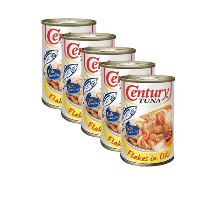 Century Tuna Flakes in Oil Promo Pack 155g x 5 Solo Classic 180 and ...