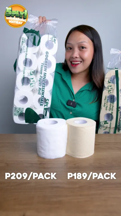 GOGREEN MNL. 5 Ply Tissue Thickest CHONKY Facial Tissue Table Napkin ...