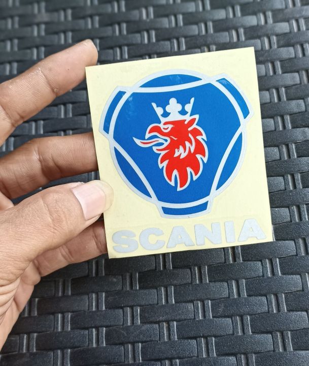 STICKER SCANIA STICKER MOTOR MOBIL LOGO SCANIA sticker bis scania ...