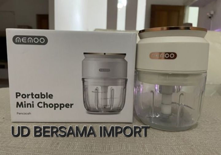 memoo mini chooper portable rechargeable mpasi copper blender mini ...