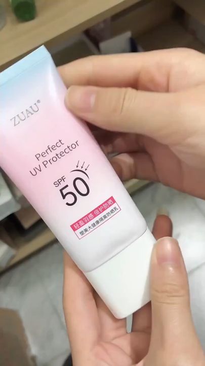 【BUY 1 TAKE 1】ZUAU SPF50+ Face Sunscreen Whitening Sun Cream Protection ...