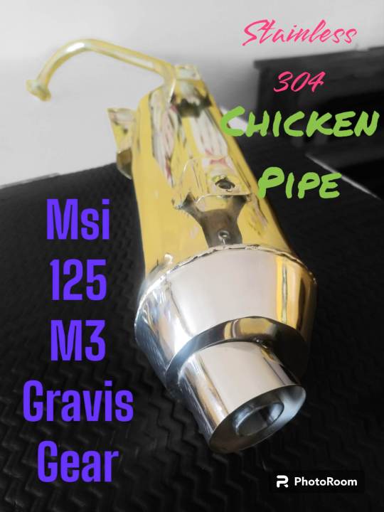 YAMAHA MIO i 125, MSI 125, GT, M3, GRAVIS, GEAR, FAZZIO CHICKEN PIPE ...