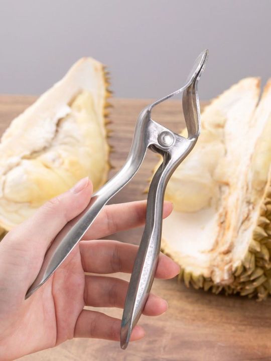 Open Durian Handy Gadget Stainless Steel Fruit Split Meat Picking ...