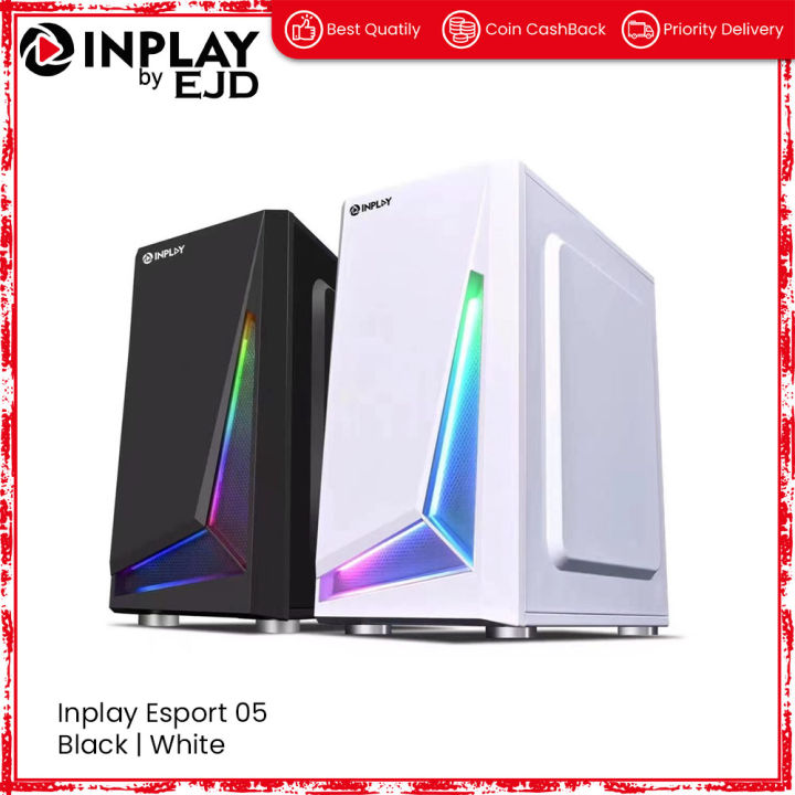 Inplay Esport 05 | Black | Black ATX Case with No LED | Inplay by EJD ...