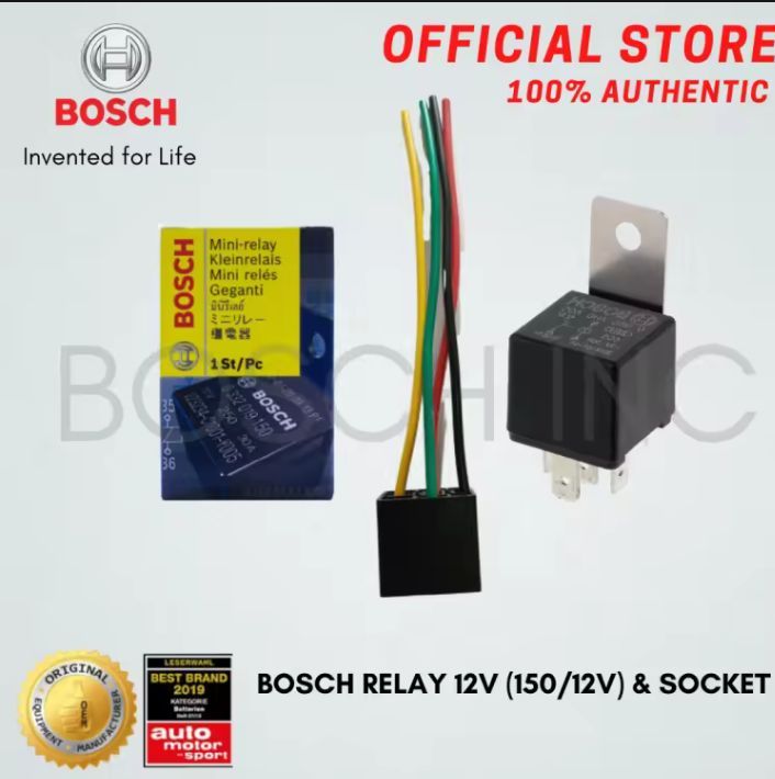 BOSCHS 12v/24v RELAY ORIGINAL MADE IN PORTUGAL | Lazada PH