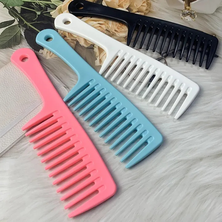 Hairdress Comb Heat Resistant Woman Wet Hook Curly Hair Brushes Pro ...