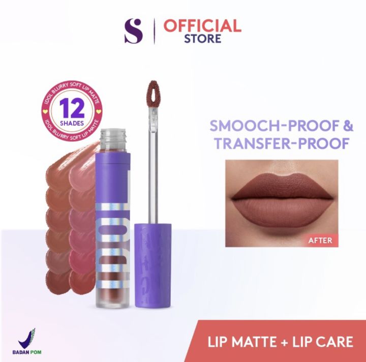 SOMETHINC IDOL BLURRY SOFT LIP MATTE LIQUID LIPSTICK SOMETHING LIP CARE ...