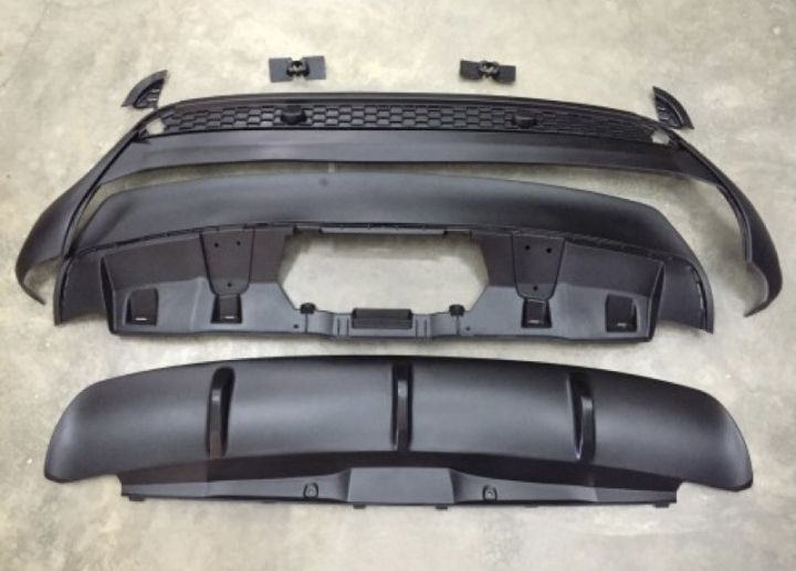 BMW X6 E71 M sport performance rear diffuser skirt lip bumper 2008 2009 ...