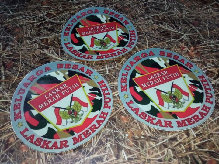 Stiker Logo LSM Laskar merah putih 15cm | Lazada Indonesia