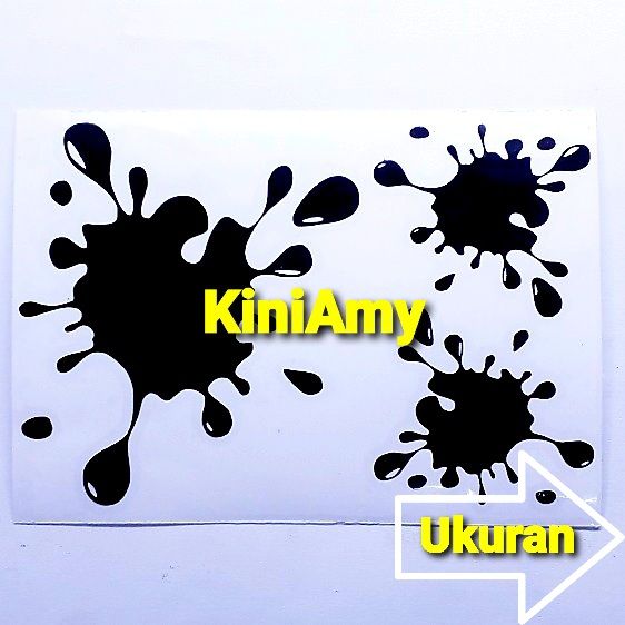 Cutting Sticker Bercak Hitam (Sesuai Foto 3 Bercak) | Sticker Penutup ...