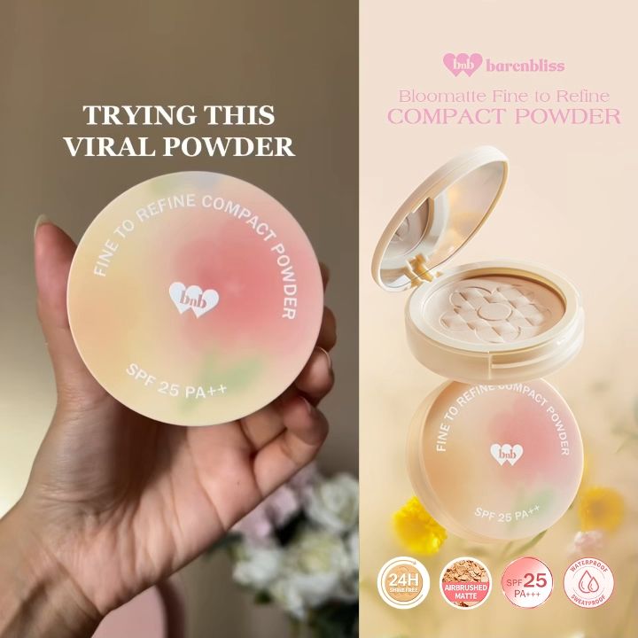 barenbliss BNB Korean Bloomatte Fine to Refine Compact Powder ...