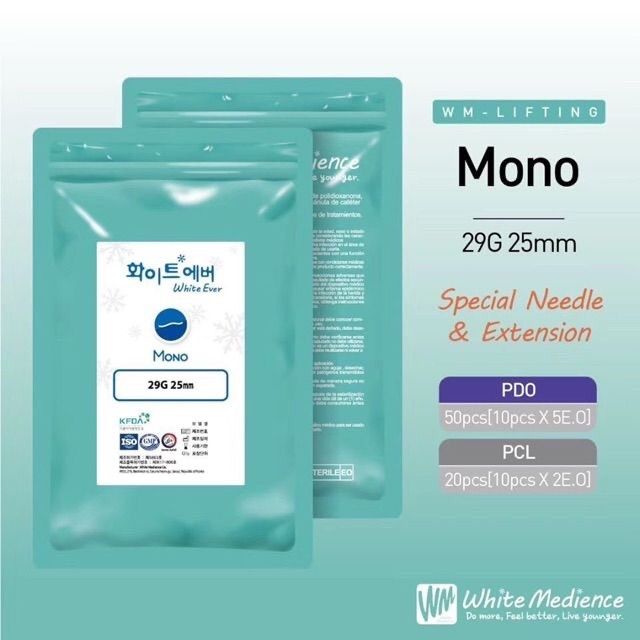 White Medience Mono Threadlift *ready stock* | Lazada