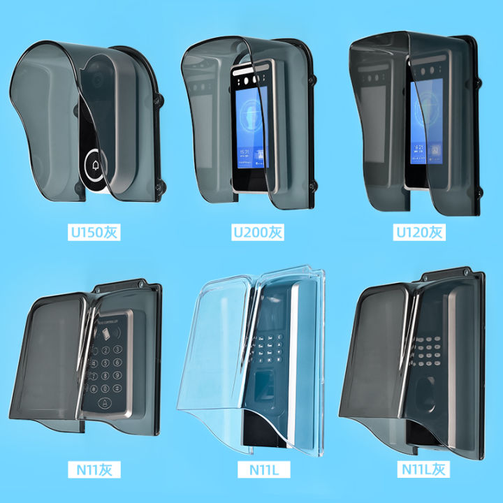 Outdoor Waterproof Smart Password Door Lock Protection Cover Sunshade ...