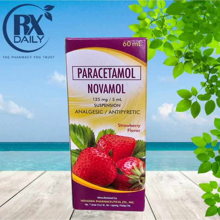 Novamol 125mg/5ml 60ml Paracetamol | Lazada PH