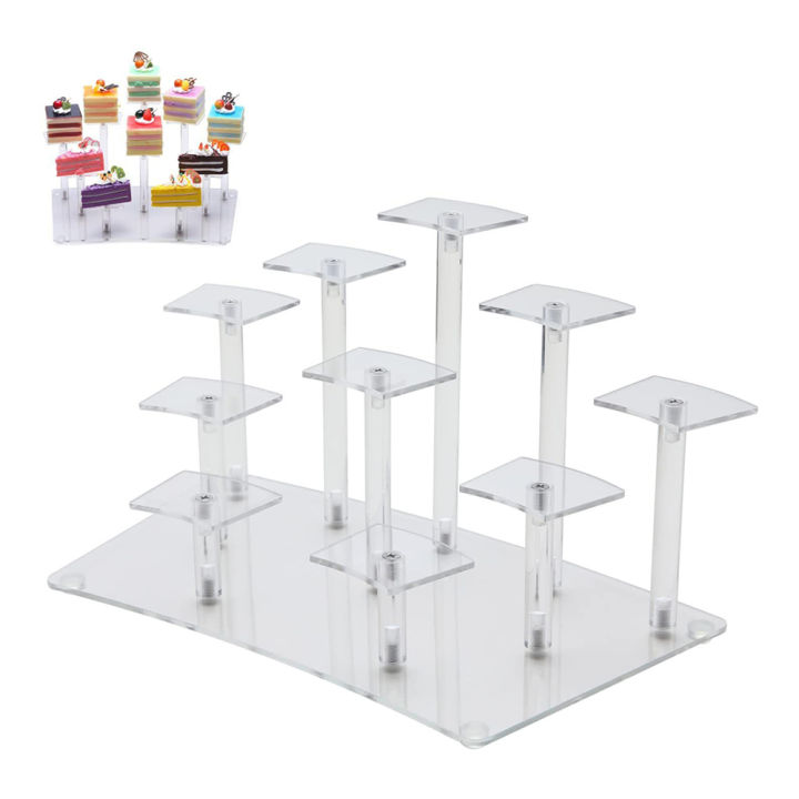 Acrylic Dessert Display Stand Jewelry Cake Perfume Storage Rack ...