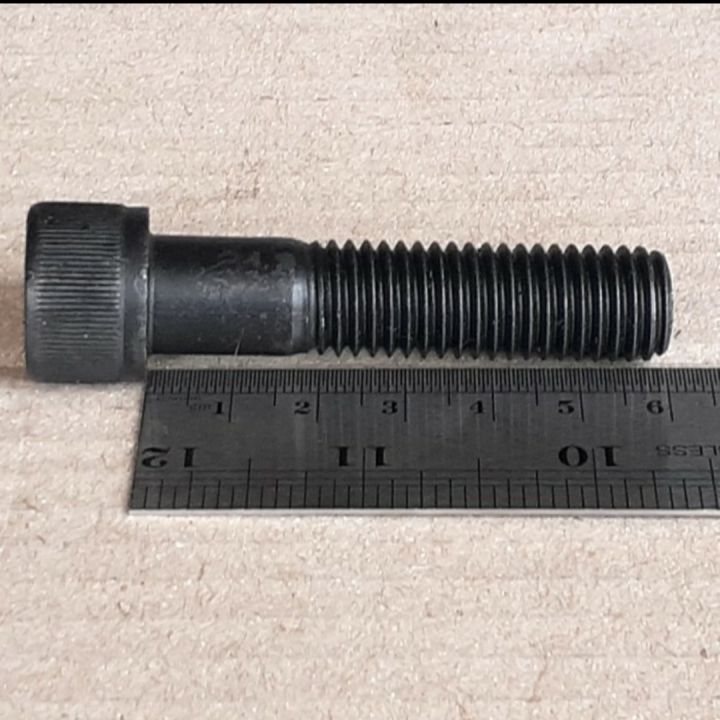 BAUT L BAJA M14 X 60 HALF DRAT. BAUT L M14 X60 BAJA HITAM PANJANG 6CM ...