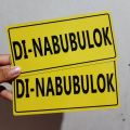 GARBAGE LABEL NABUBULOK AT DI-NABUBULOK SIGN PVC TYPE | Lazada Philippines