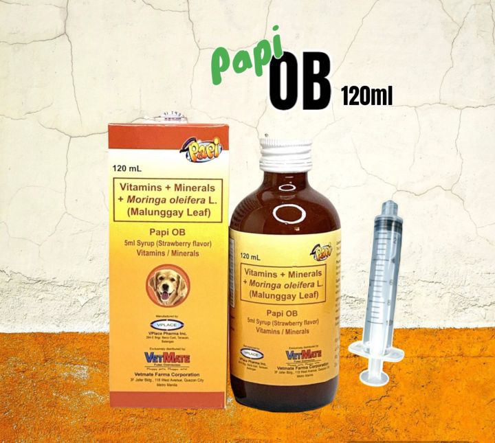 Papi OB for Pregnant & Lactating Pets 120ml | Lazada PH