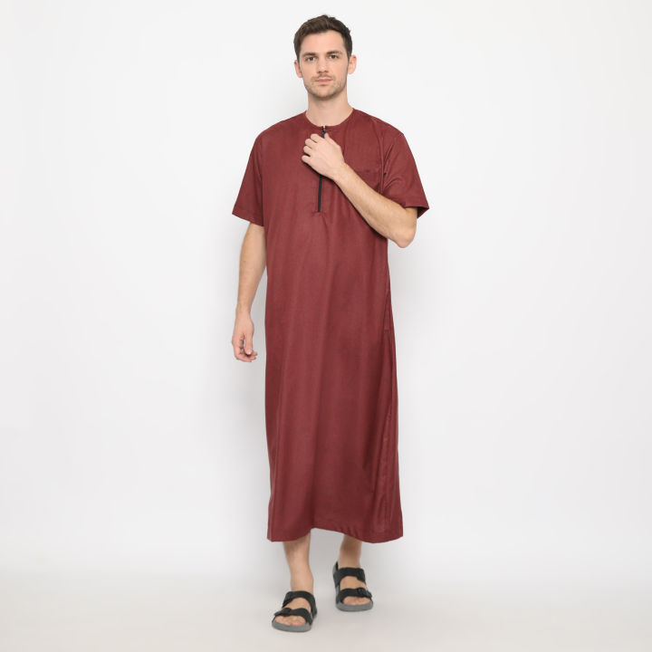SHOHIB GAMIS PRIA LENGAN PENDEK EMIRAT 02 | Lazada Indonesia
