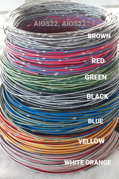 ORIGINAL AUTOMOTIVE PURE COPPER JAPAN WIRE GAUGE 18. 16. 14 HEAVY DUTY 10 & 30 METERS | Lazada PH