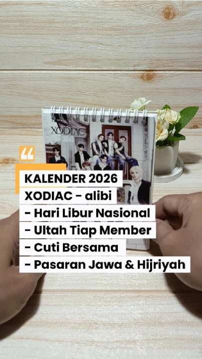 KALENDER MEJA 2026 - KPOP XODIAC - alibi | Lazada Indonesia