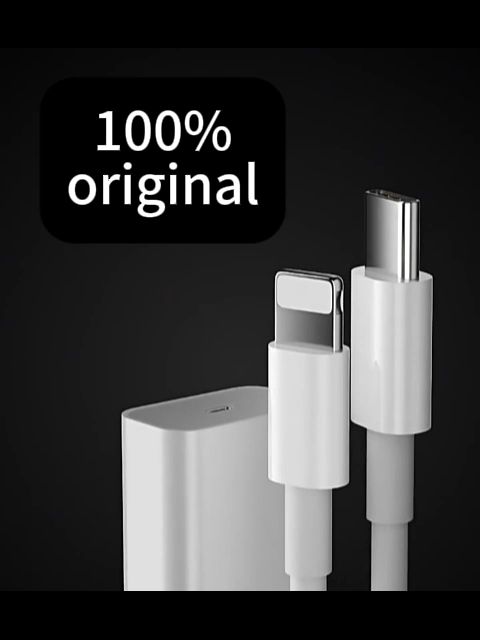 KUGOO original PD20W iphone usb type c charger fast charger data cable apply to apple 12/13/14 ...