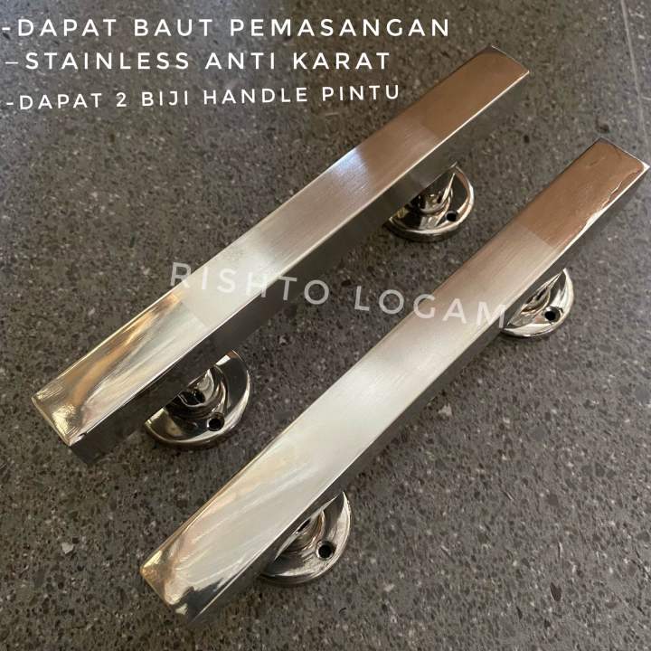 handle pintu rumah gagang pintu minimalis pegangan pintu utama | Lazada ...