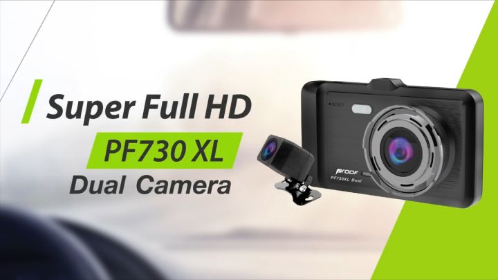 Proof PF730XL Dual กล้องติดรถยนต์หน้า-หลัง ความคมชัดระดับ 2K CarCam หน้าจอสัมผัสขนาด 4 นิ้ว ...