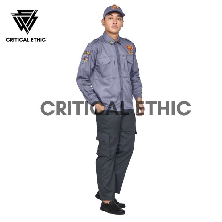 Seragam Linmas Stelan Hansip Baju Satlinmas Seragam Dinas Lapangan ...