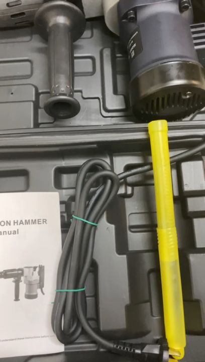 JLD 1000W Jack Hammer Heavy Duty J0810 Chipping Gun Hammer Drill BLACK ...