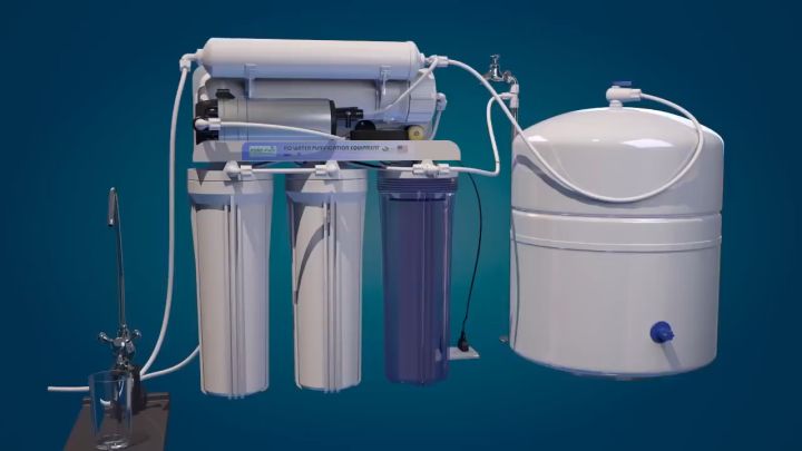 PAKET FILTER PABRIK AIR MINUM MINI REVERSE OSMOSIS MINUMAN SEHAT mesin ...