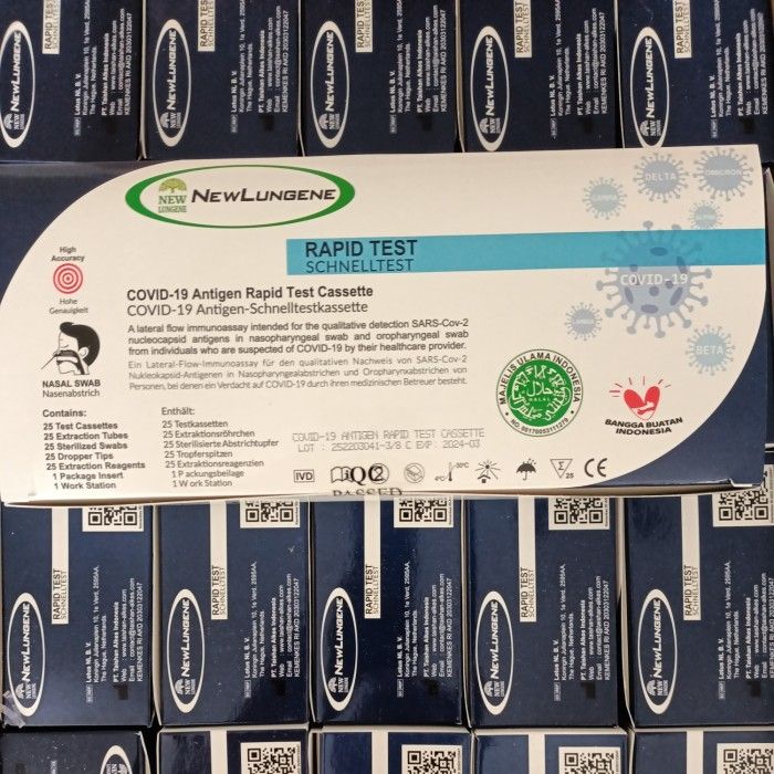 Alat Swab Test Antigen New Lungene 1 Box isi 25set | Lazada Indonesia