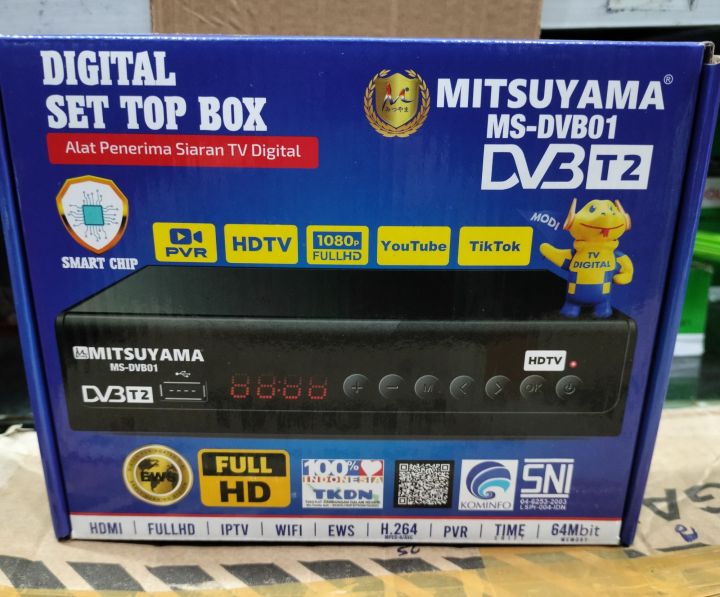 SET TOP BOX digital mitsuyama DVB T2 + HDMI | Lazada Indonesia