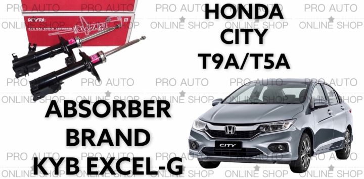 HONDA CITY T9A JAZZ T5A ABSORBER BRAND KYB EXCEL-G | Lazada