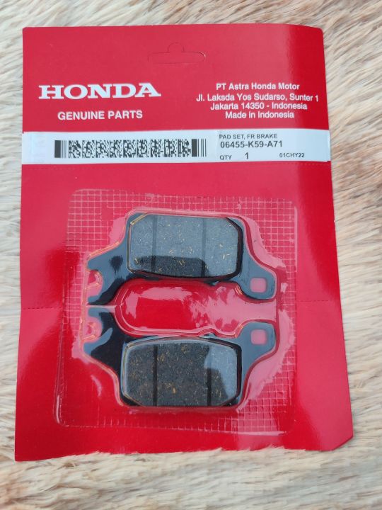 HONDA Genuine Parts | Honda click 125 or 150 Front Brake Pad | Lazada PH