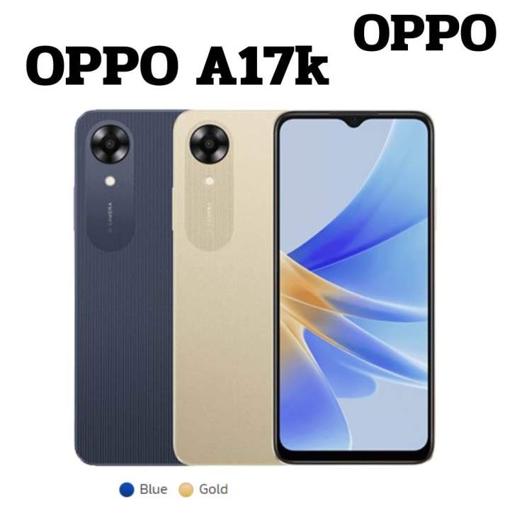 OPPO สมาร์ทโฟน A17K (RAM 3 GB / ROM 64 GB) แบตเตอรี่5000mAhชาร์จไว 10W ...