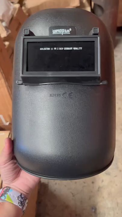 หน้ากากเชื่อม แบบครึ่งหน้า สวมใส่หมวกเซฟตี้ เวลพลัส รุ่น A007 Welding Mask WELDPLUS | Lazada.co.th