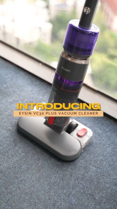 EYSIN VC30 Plus 3in1 Handheld Lightweight Vacuum Cleaner with Large Mop Pad and Strong Suction ...