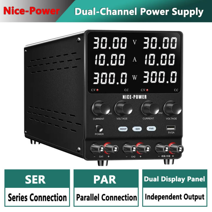 【2024New】Programmable DC Power Supply with Dual Channel Output ...