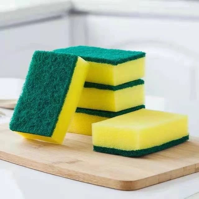 K.1pcs high density double-sided dishwashing sponge Dishwashing Sponge ...