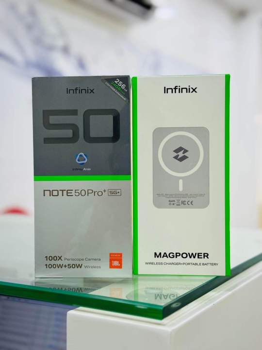 Infinix Note 50 Pro Plus 5G+ – Titanium Grey (256GB, 12GB RAM, Dual SIM ...